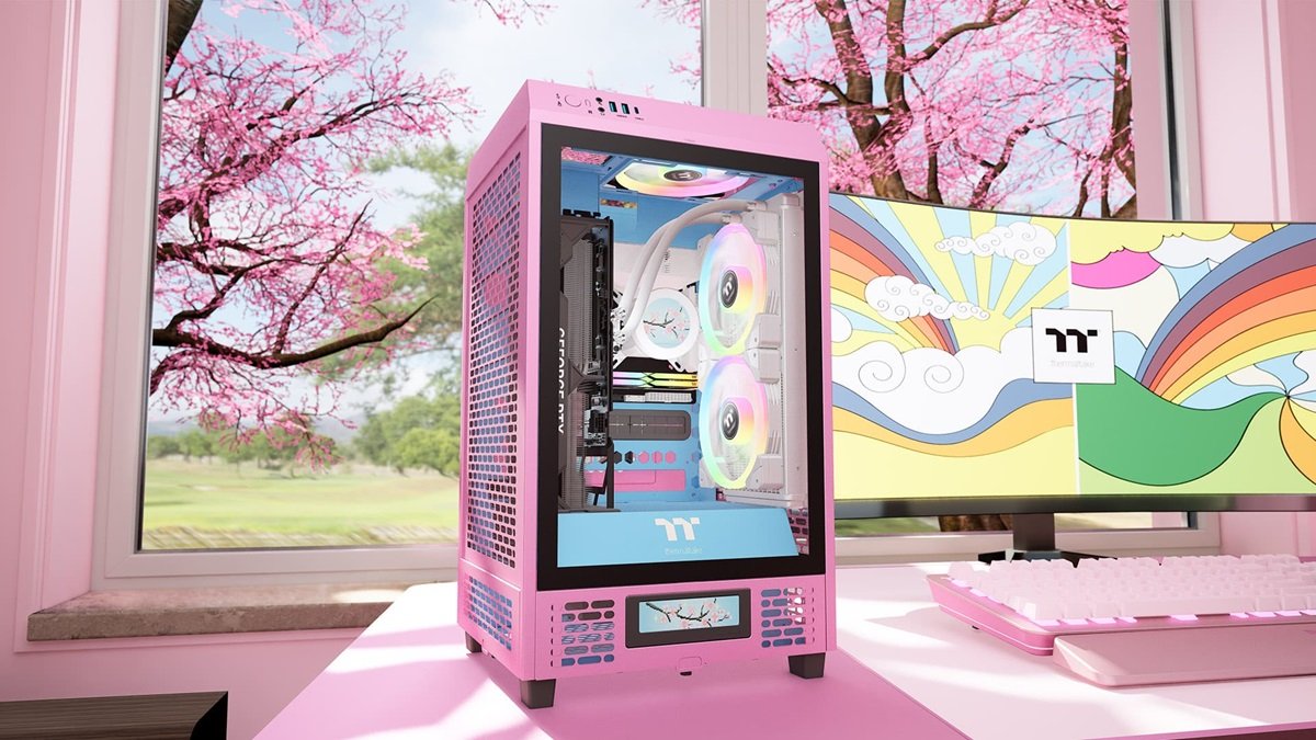 Thermaltake unveils new-coloured Bubble Pink Mini Chassis - Review Central Middle East