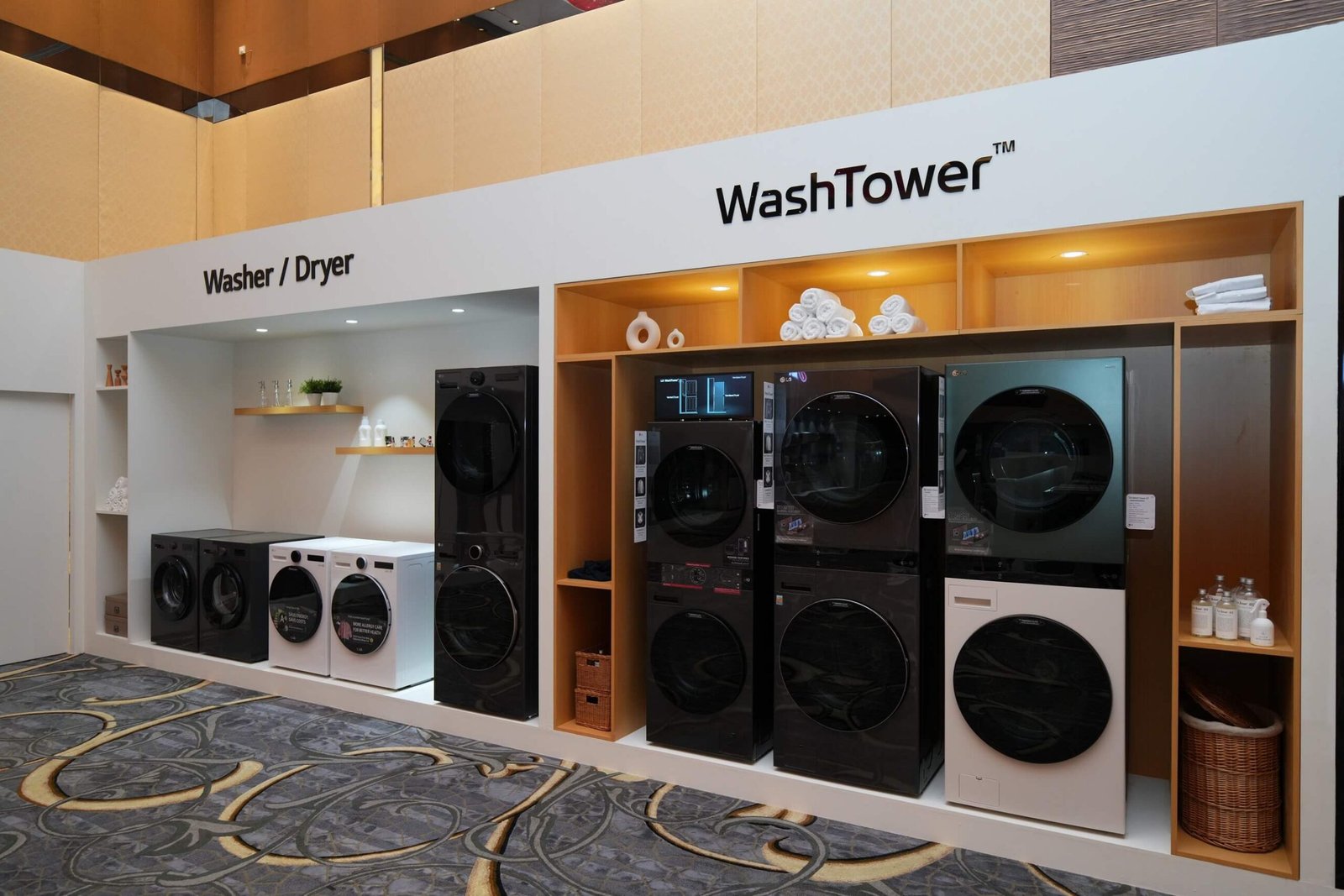 LG showcases the WashTower Laundry solution in Abu Dhabi