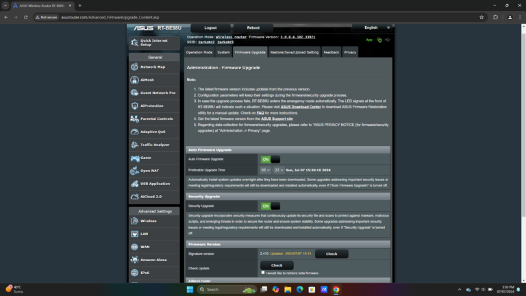 Review: ASUS RT-BE88U WiFi 7 Dual Band Router