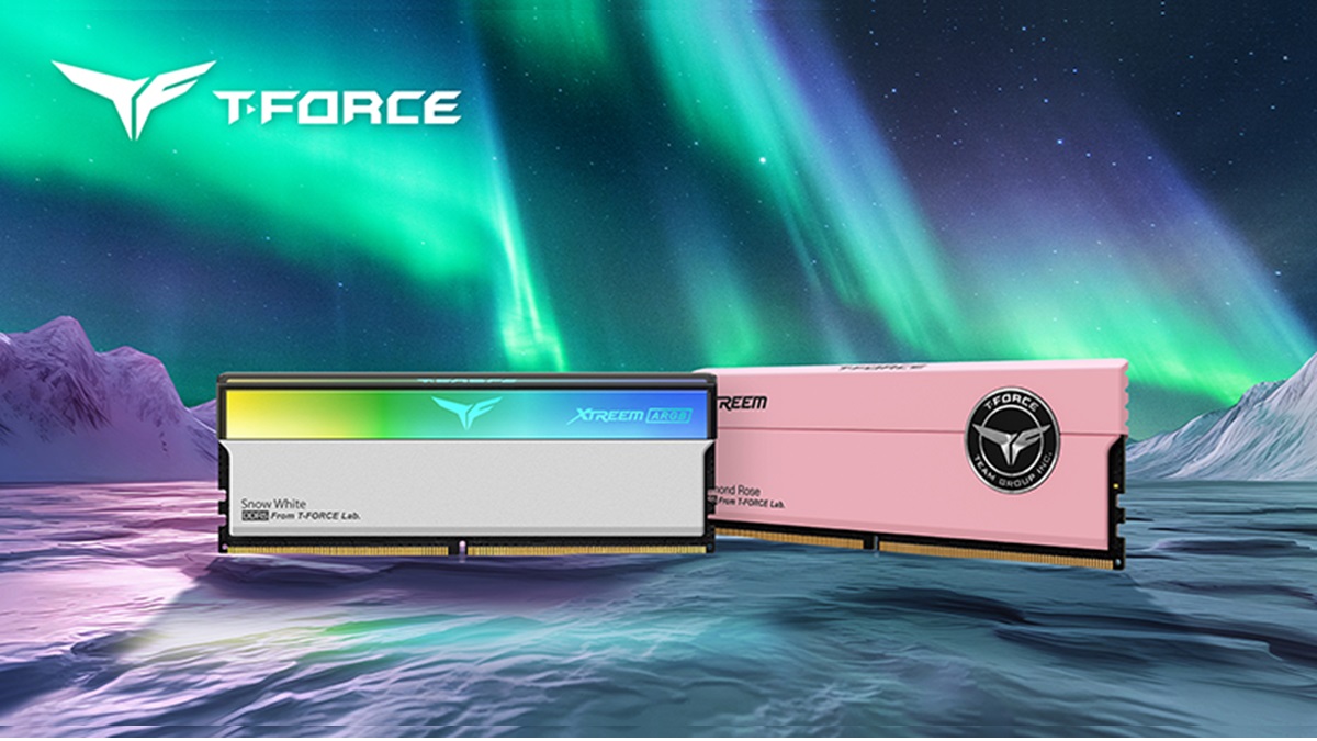 T-FORCE unveils pink and snow white color DDR5 memory - Review Central ...