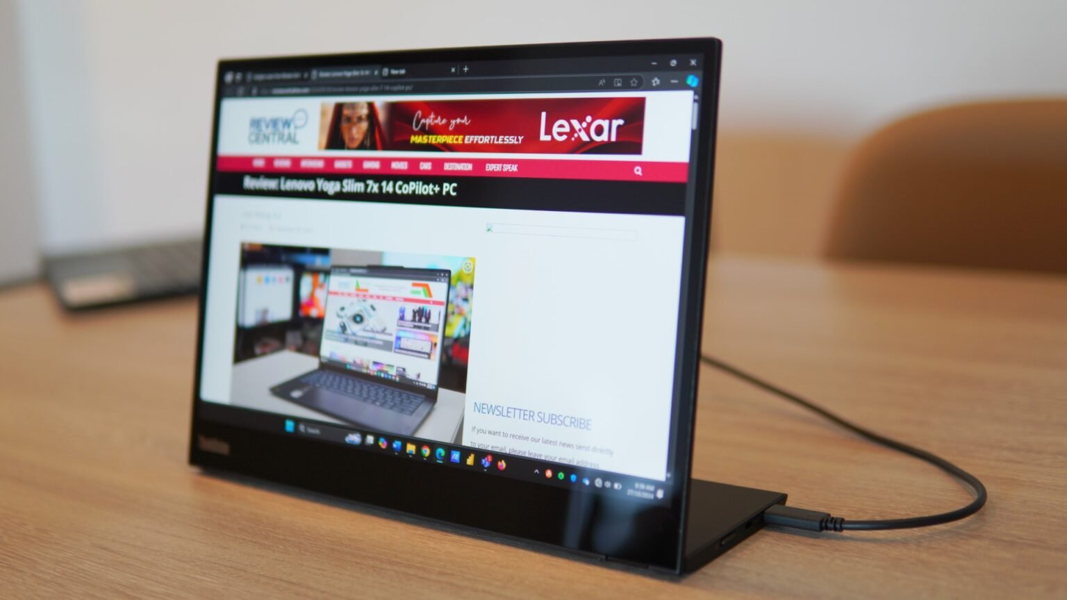 Review: Lenovo ThinkVision M14T Gen 2 14-inch Portable Monitor