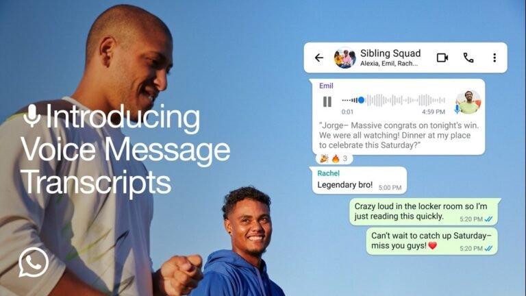WhatsApp introduces voice message transcripts - Review Central Middle East