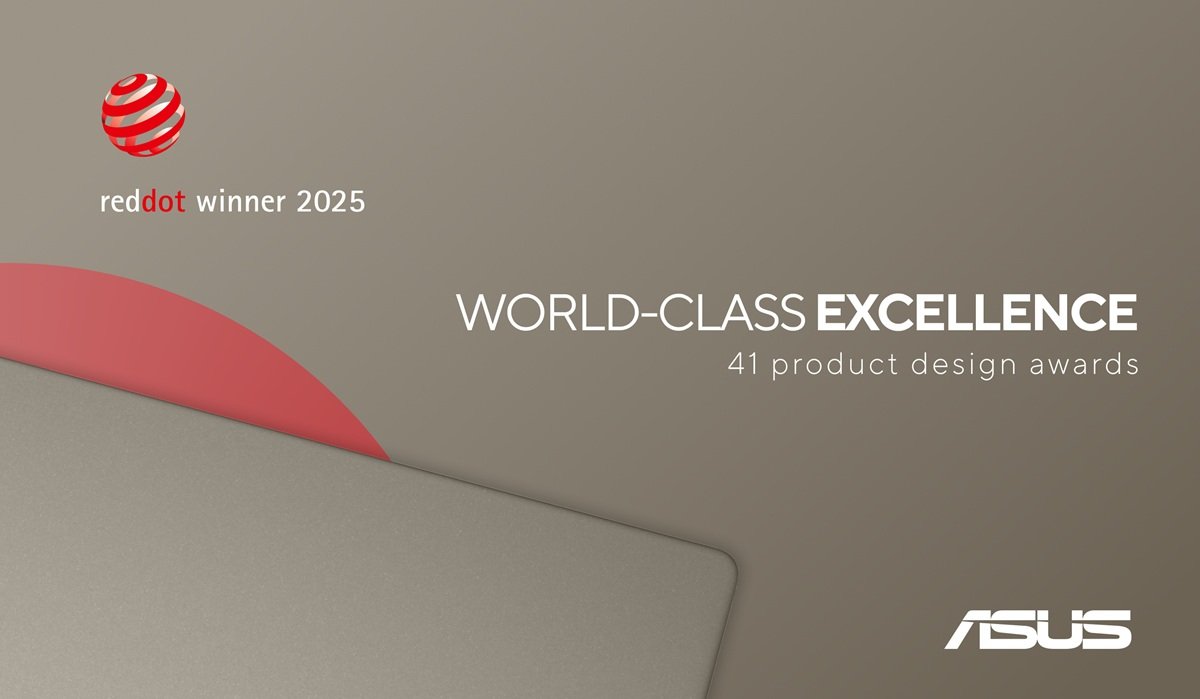 ASUS Wins 41 Prestigious Red Dot Design Awards - Review Central Middle East