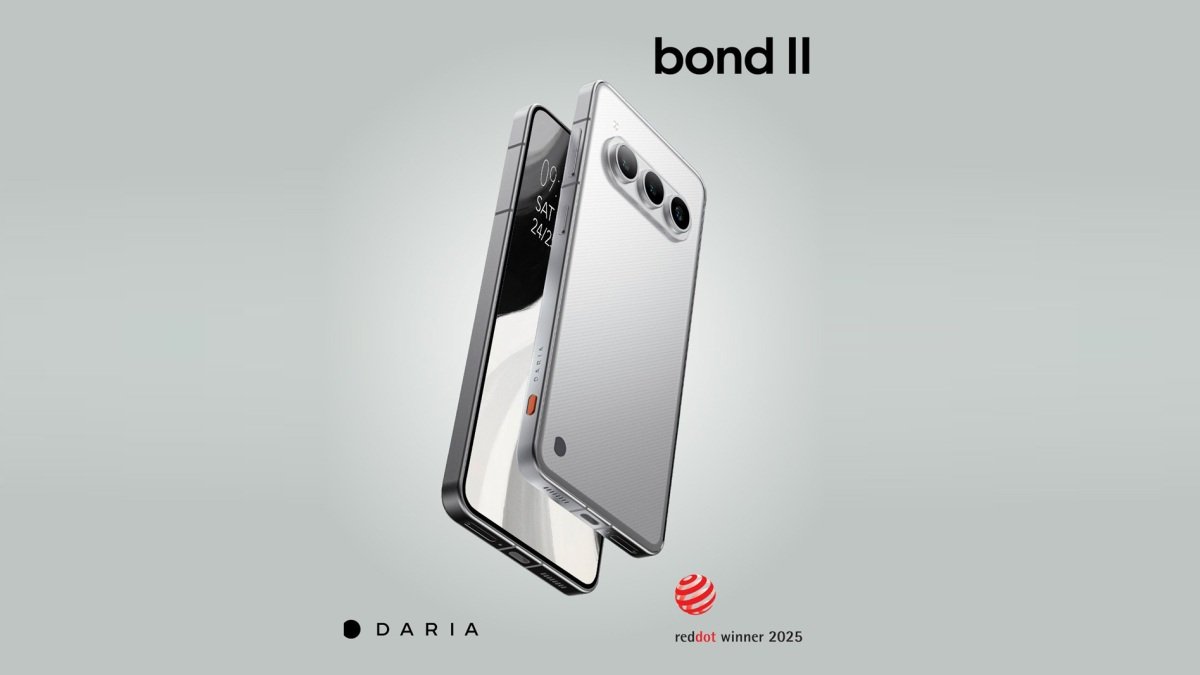 DARIA bond II smartphone wins Red Dot Design Award - Review Central ...